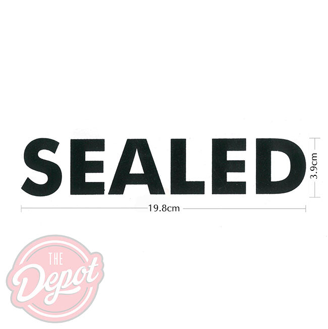 Water Transfer - 'SEALED' Shell Decal suit Early Electric Pumps – The Depot