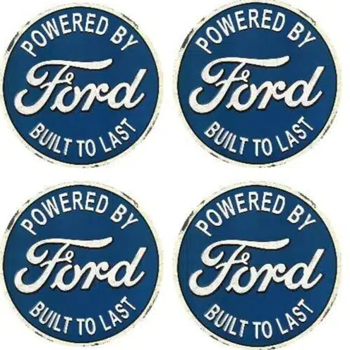 Powered by Ford Coasters (pack of 4) – The Depot