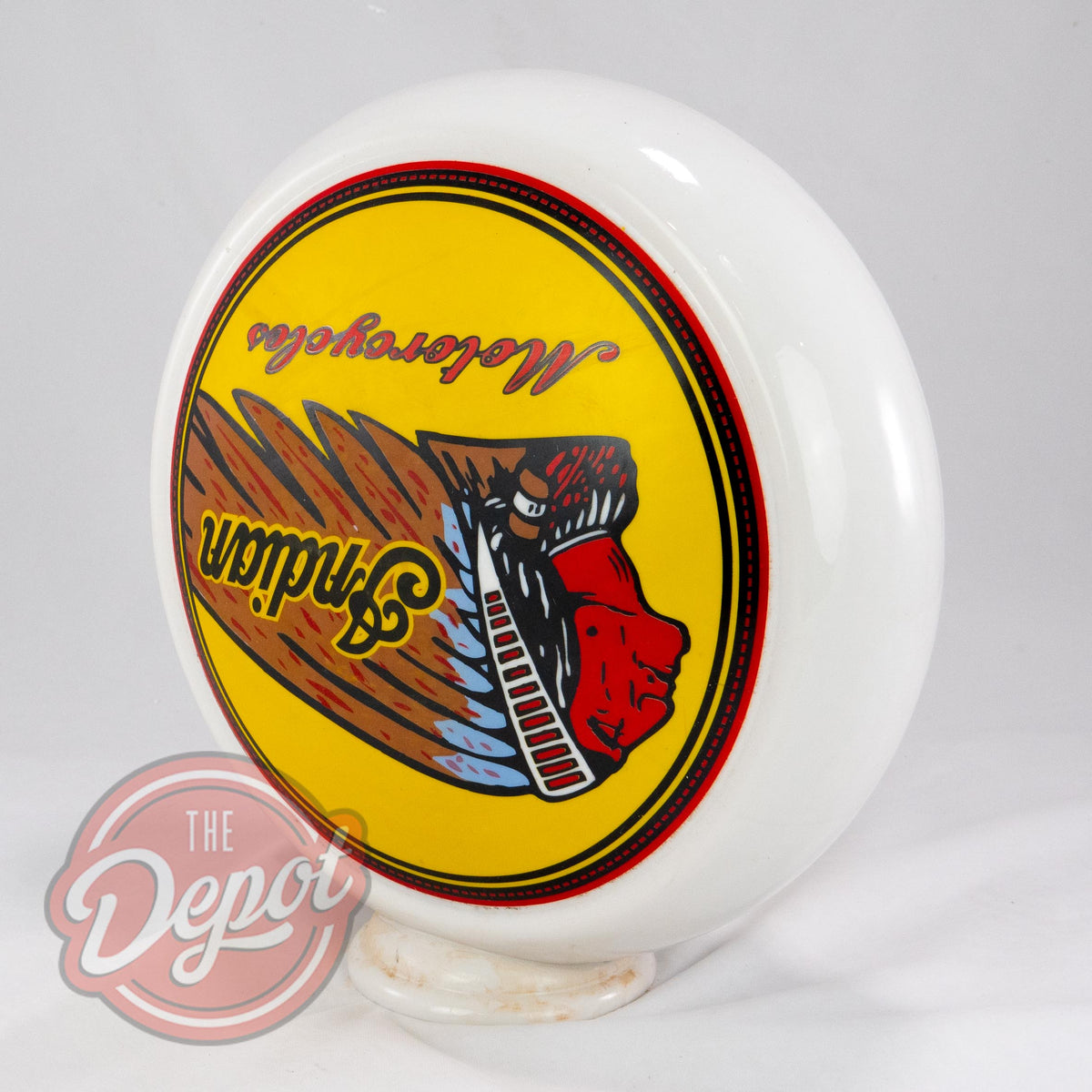Bowser Globe (Opal Glass) - Indian Motorcycles – The Depot