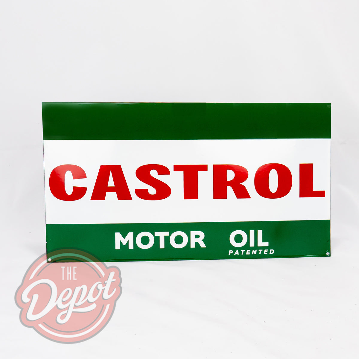 Enamel Oil Rack Sign - Castrol – The Depot