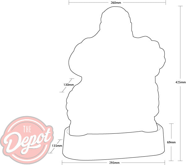 Michelin Man Glass Lamp – The Depot