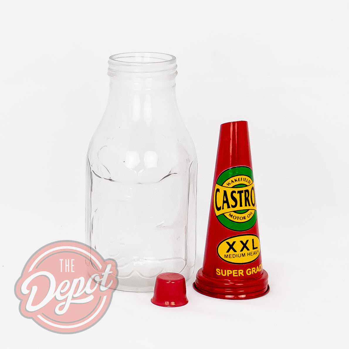 Reproduction Glass Oil Bottle - Castrol Wakefield Quart (Bottle only ...