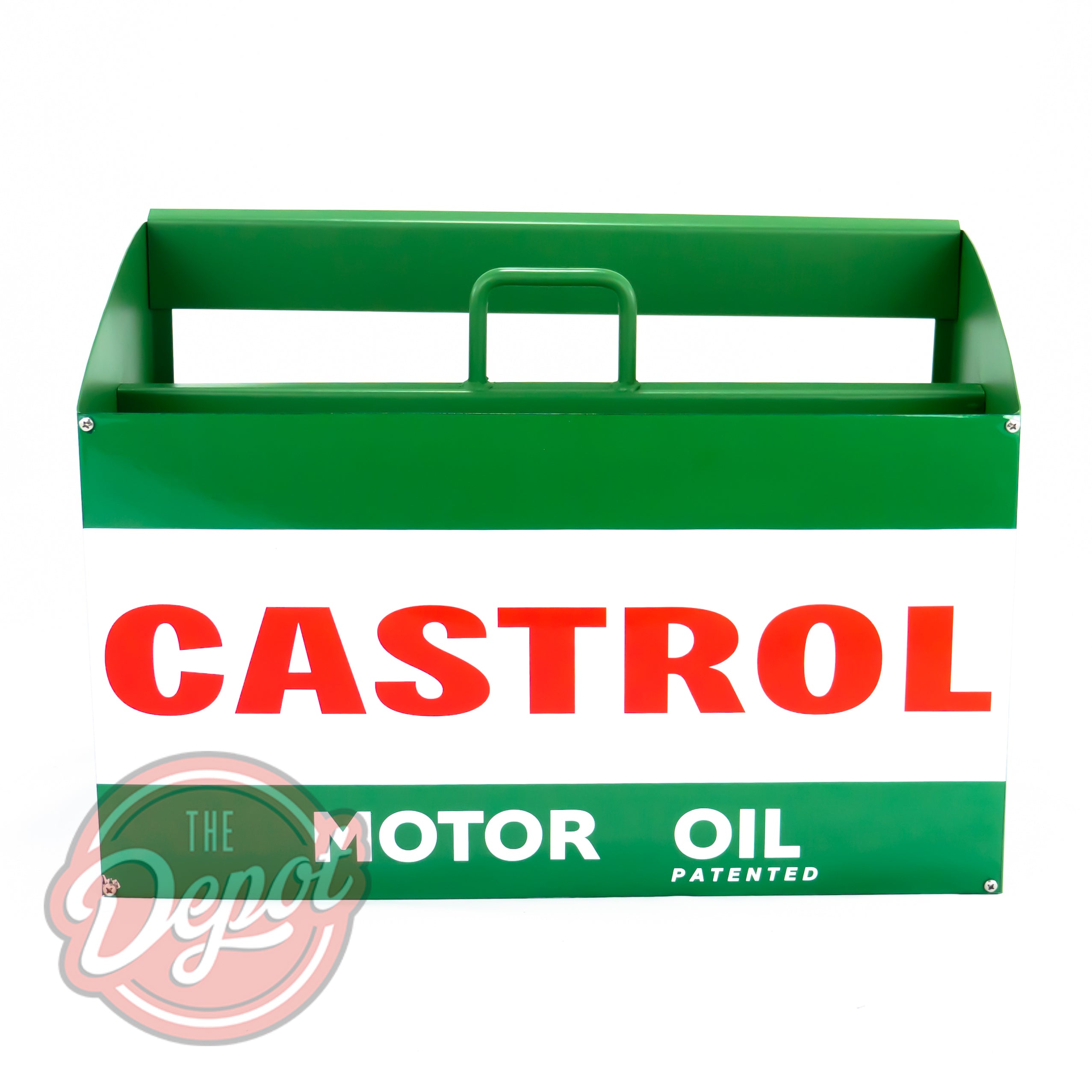 Reproduction Oil Bottle Rack - Castrol (Enamel) – The Depot