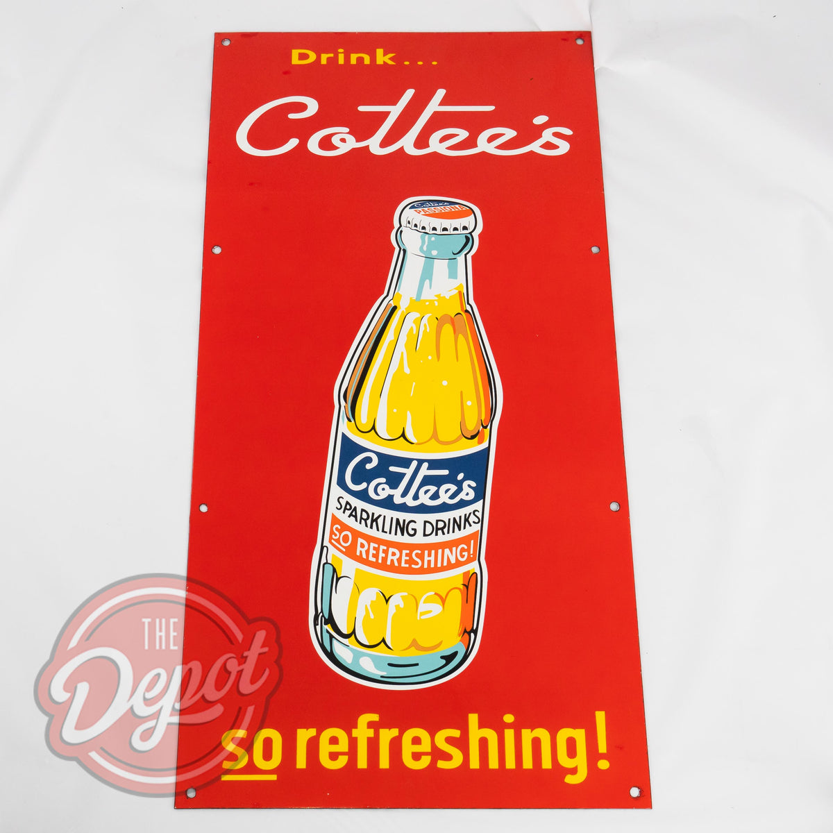 Retro Enamel Sign - Cottee's – The Depot