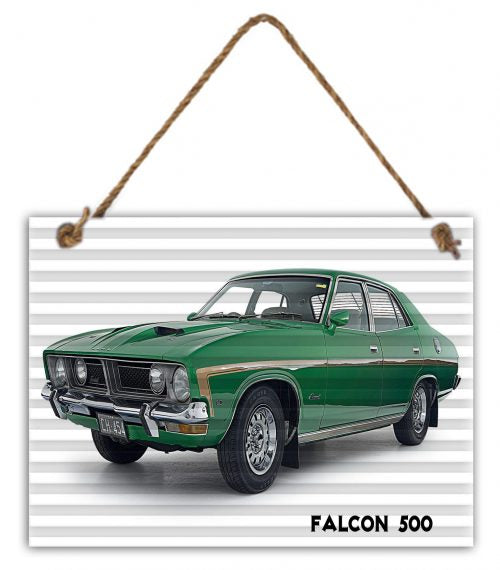 Corrugated Sign - Ford Falcon 500 – The Depot